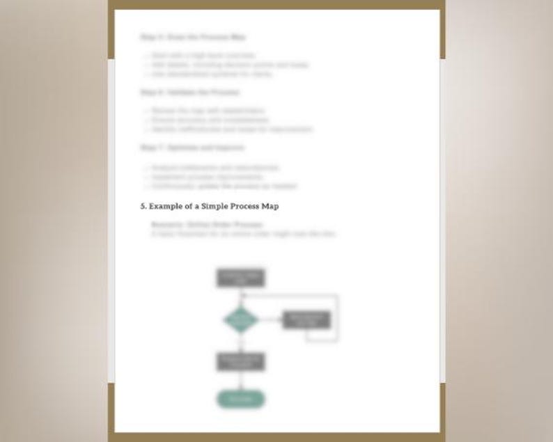 Process Mapping Step-by-step Guide, Beginner, Process Map, Workflow ...