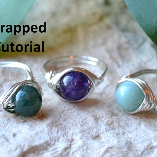 TUTORIAL: Double Rectangle wire-wrapped Pendant Instructions - Etsy