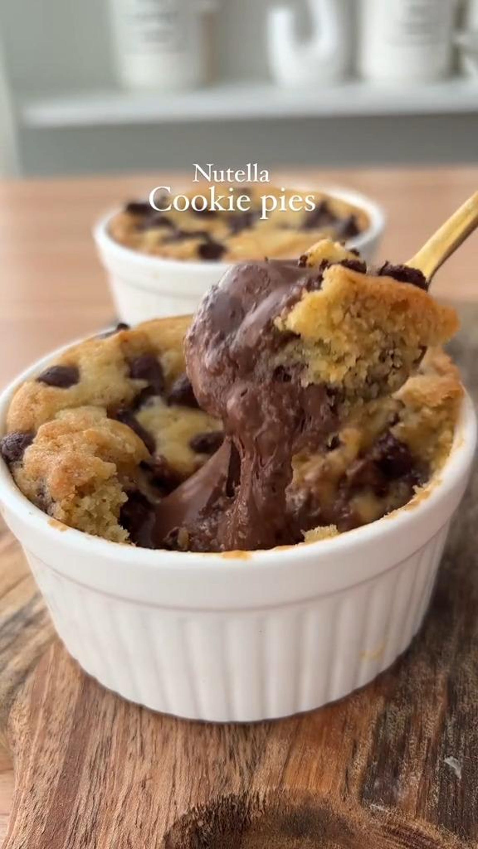 Nutella Cookie Pie Recipe PDF Download + Video - Etsy