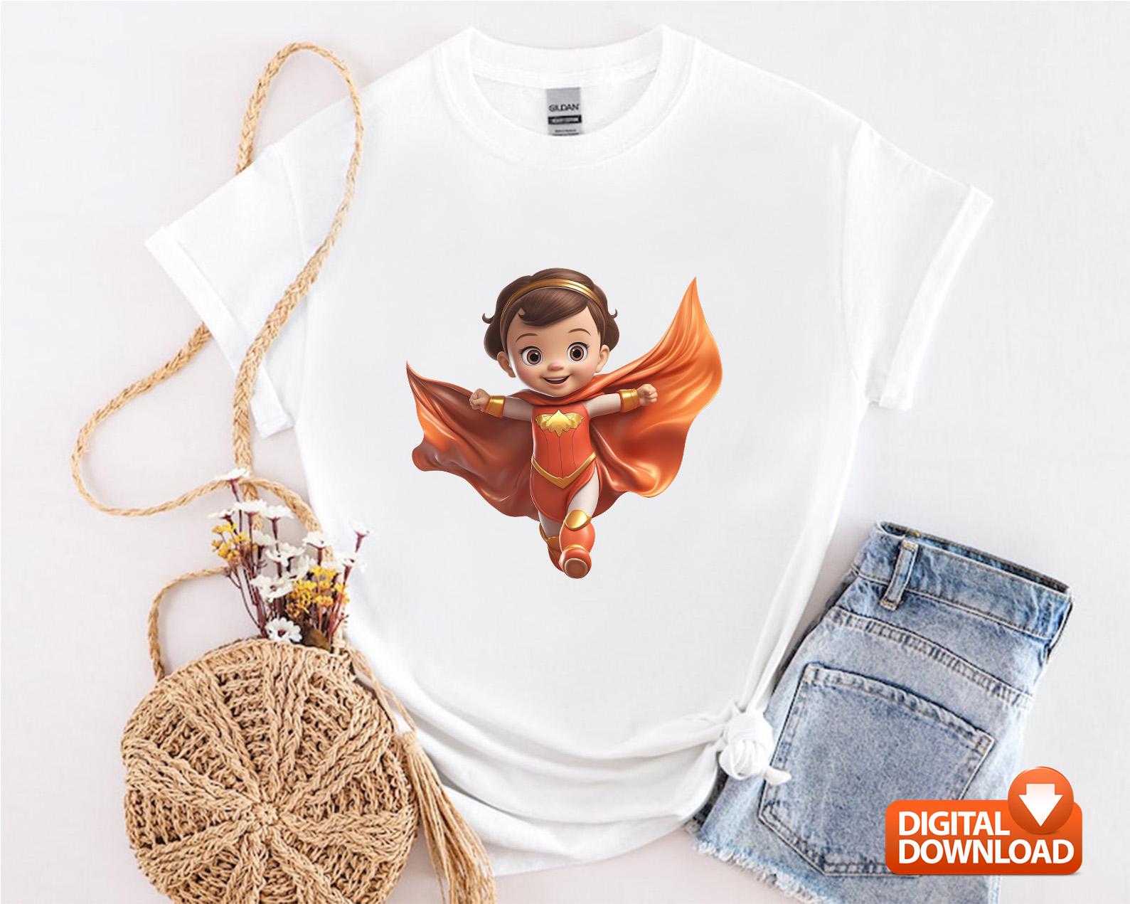 20 Cute Super Hero Girls Clipart PNG Bundle, Superheroes Clipart ...