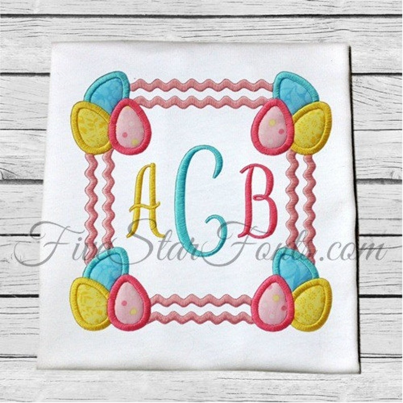 Grace 3 Letter Monogram Font 8 Sizes - Etsy