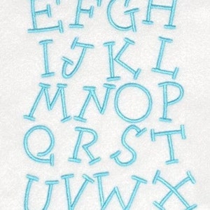 Kiddo Font in 4 Sizes - Machine Embroidery Alphabet - Etsy