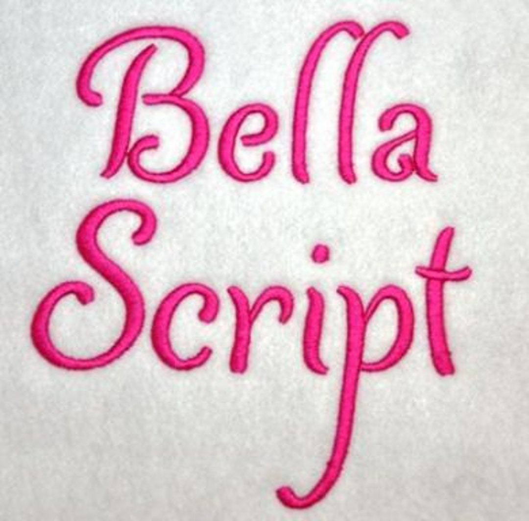 Bella Script Font - 6 Sizes - Etsy