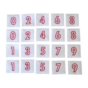 ITH Numbers Memory Game in the Hoop Kids Learning Game - Etsy