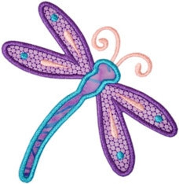 Darling Deco Dragonfly Applique | Etsy
