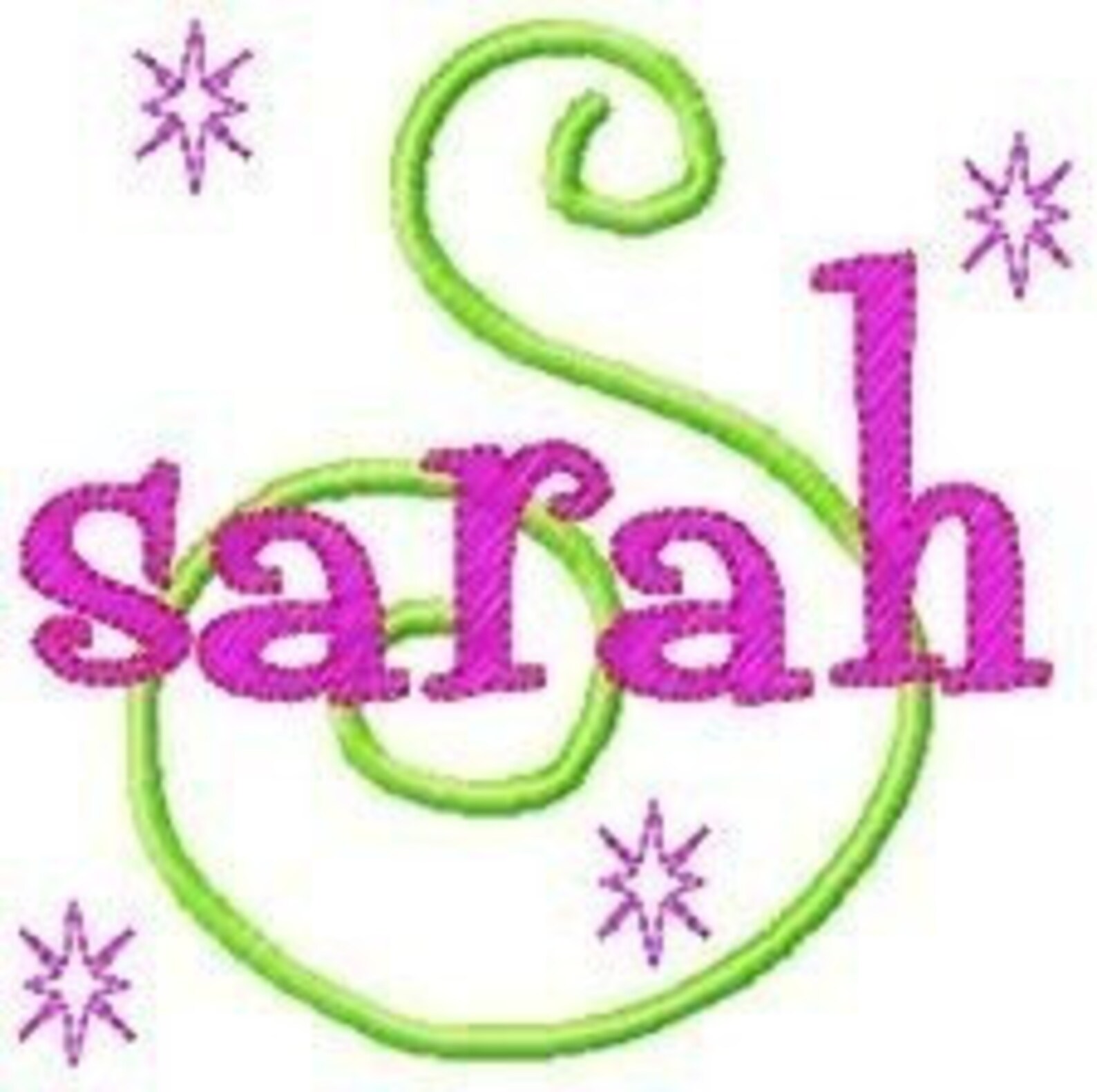 Big and Bold Monogram Machine Embroidery Font - Etsy