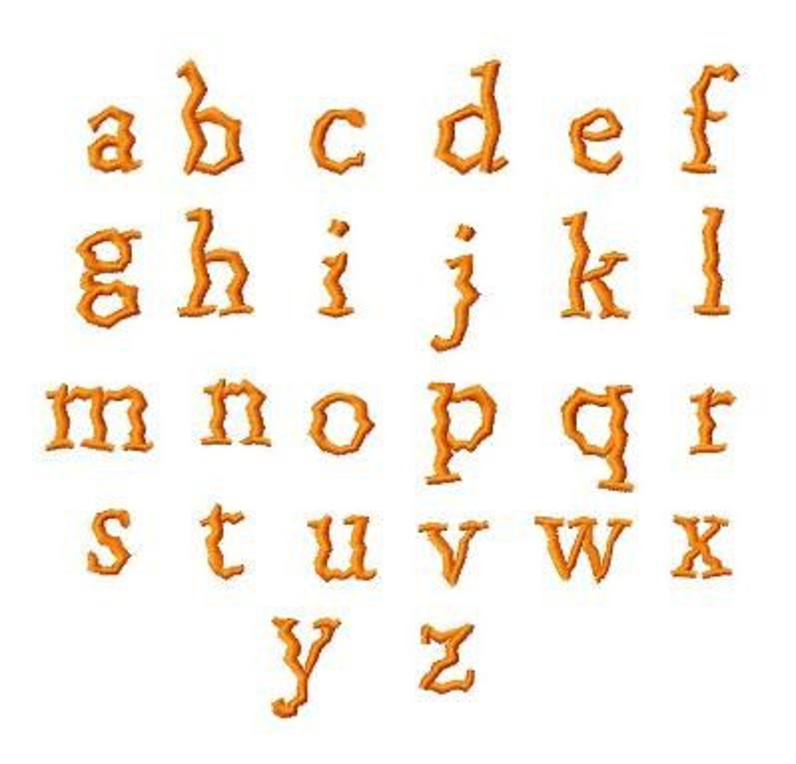 EXCLUSIVE BOO Monogram Font - Etsy