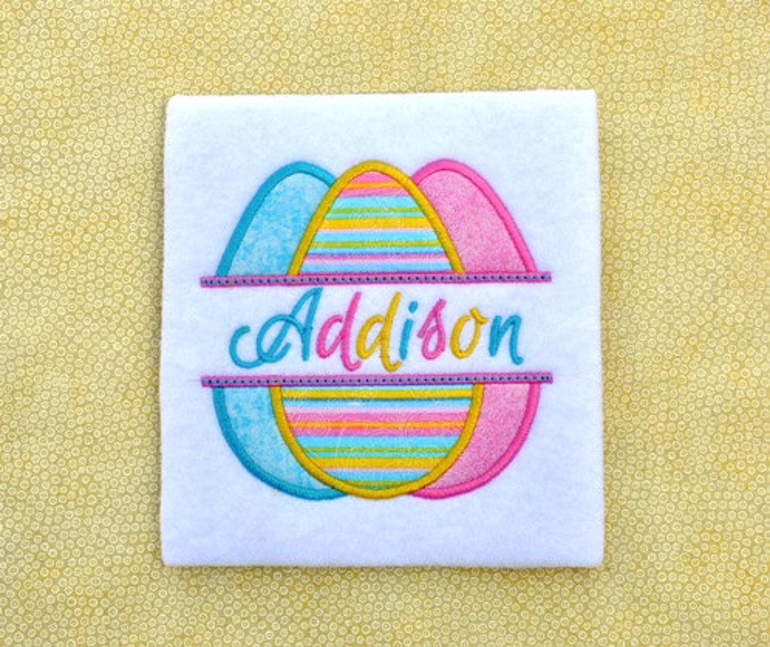 Split Easter Eggs Applique - Etsy