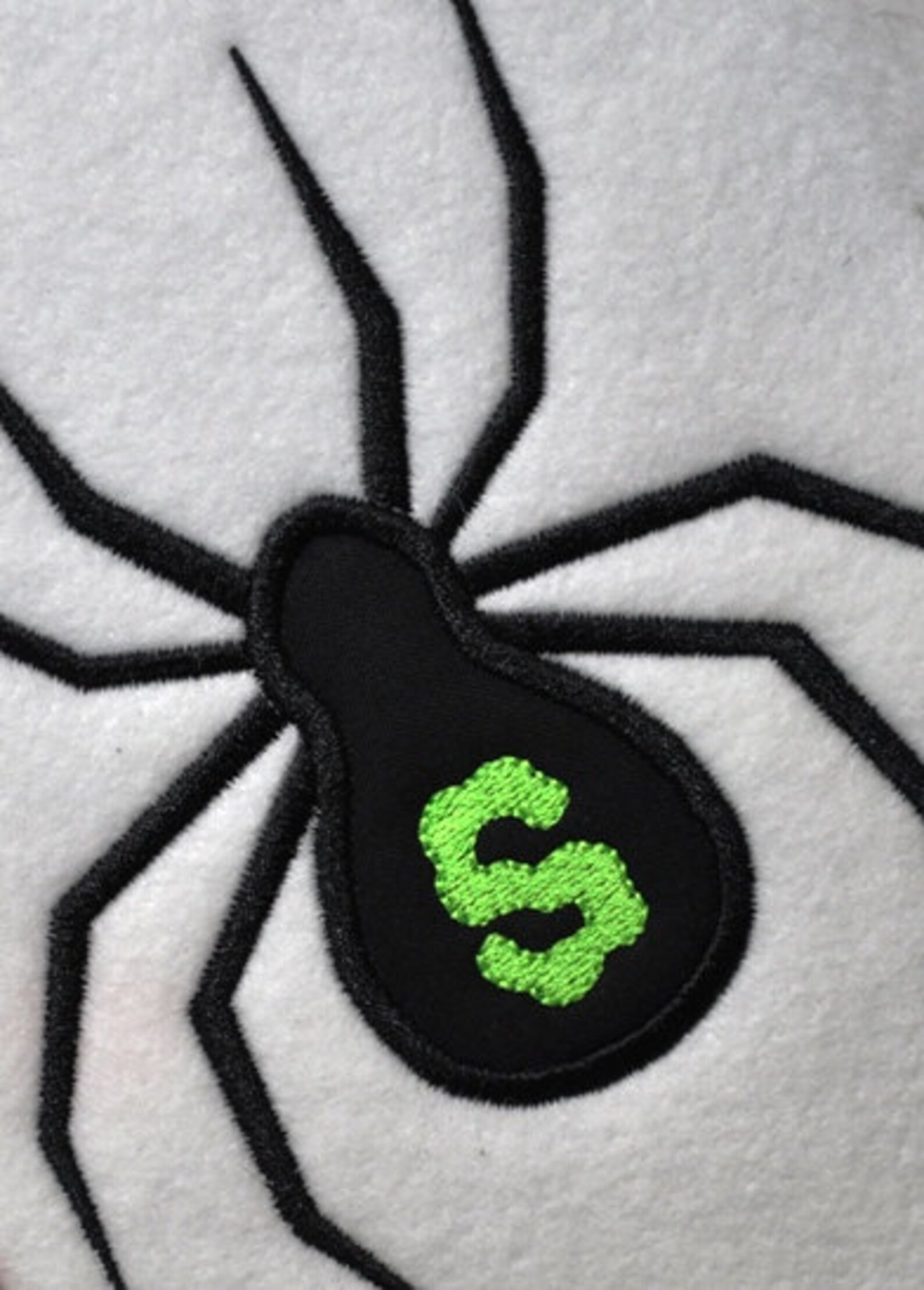 Spooky SPIDER Halloween Monogram Machine Embroidery Applique - Etsy