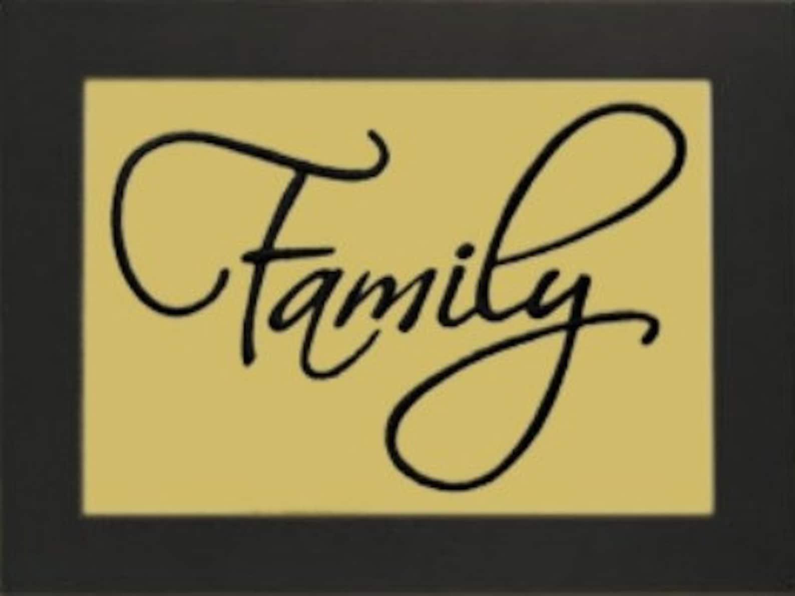 FAMILY - Life Sentiments Embroidery Designs - Etsy