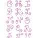 Big and Bold Monogram Machine Embroidery Font - Etsy