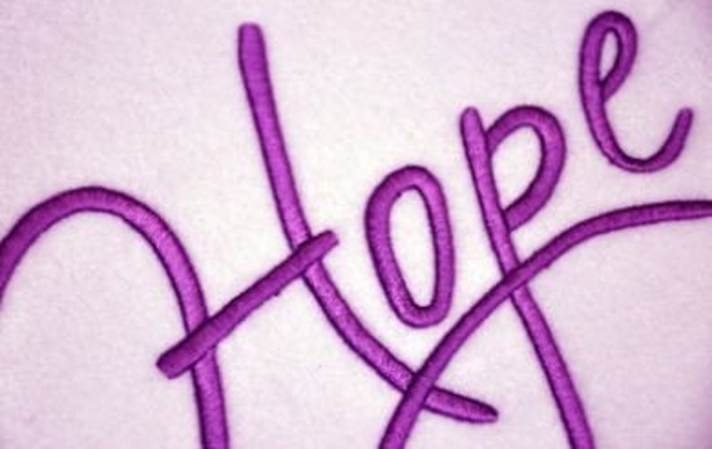 HOPE Life Sentiments Embroidery Designs | Etsy