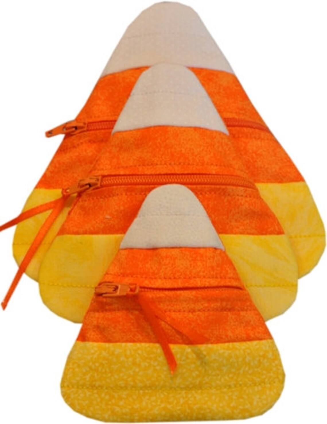 ITH Candy Corn Coin Purse in the Hoop Halloween Zip Pouch | Etsy