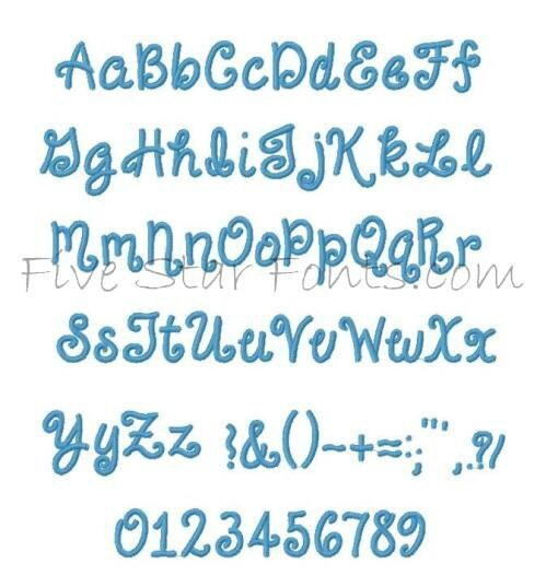 Giggles and Grins Embroidery Font 5 Sizes Machine Embroidery Designs - Etsy