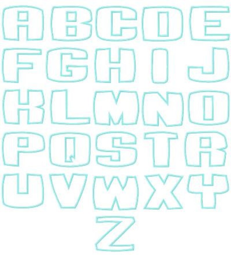Monkey Business Applique Font - 4 Sizes - Etsy