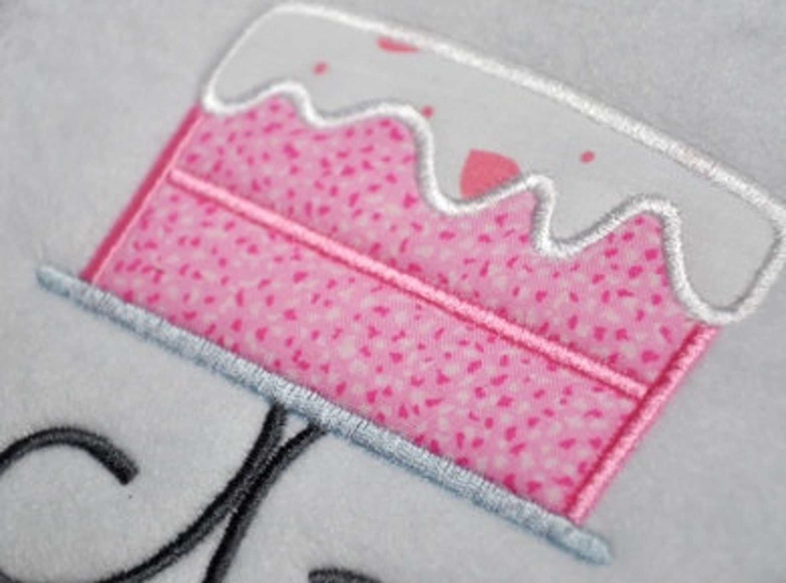 Trendy Cake Applique Birthday Wedding - Etsy