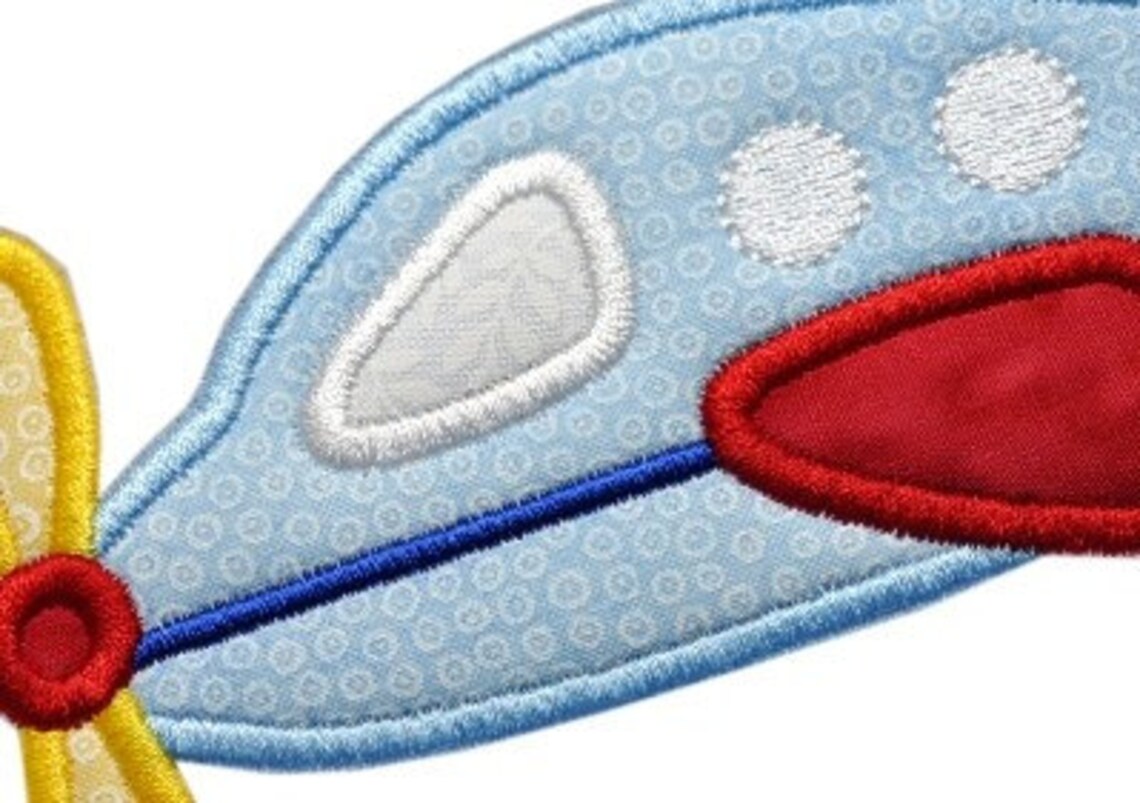 Airplane Applique in 4 Sizes Machine Embroidery Applique Design - Etsy