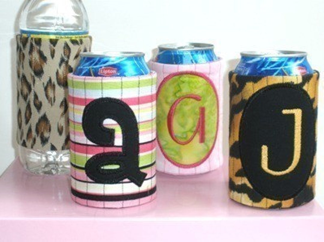 ITH Can - Bottle Wraps for the 5X7 Hoop Quilted and Monogrammed in the ...
