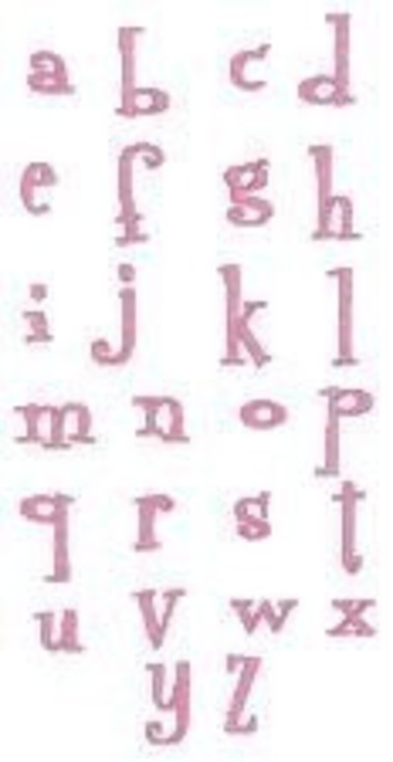 Big and Bold Monogram Machine Embroidery Font - Etsy
