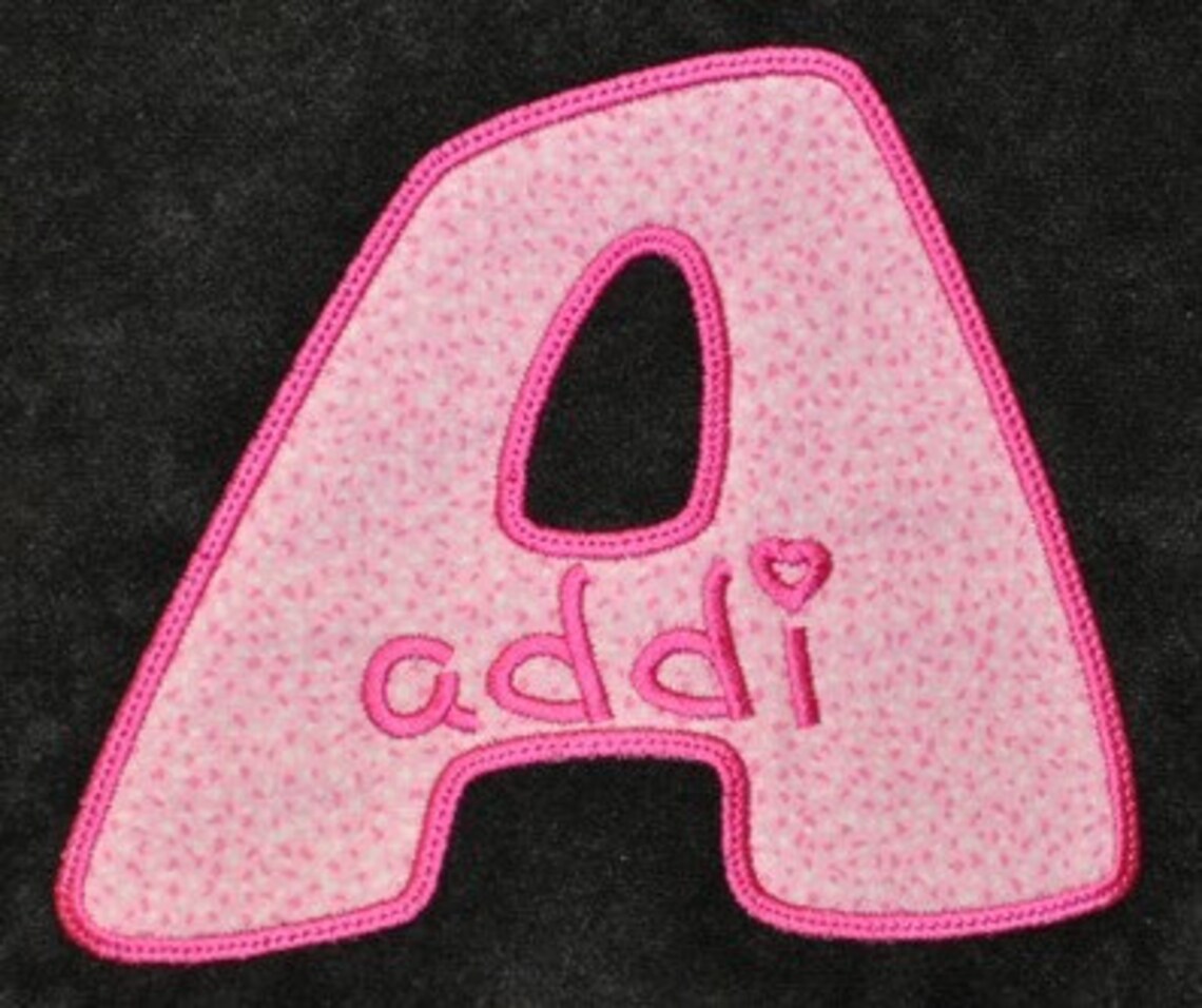 Lickety Split Applique Font Machine Embroidery - Etsy