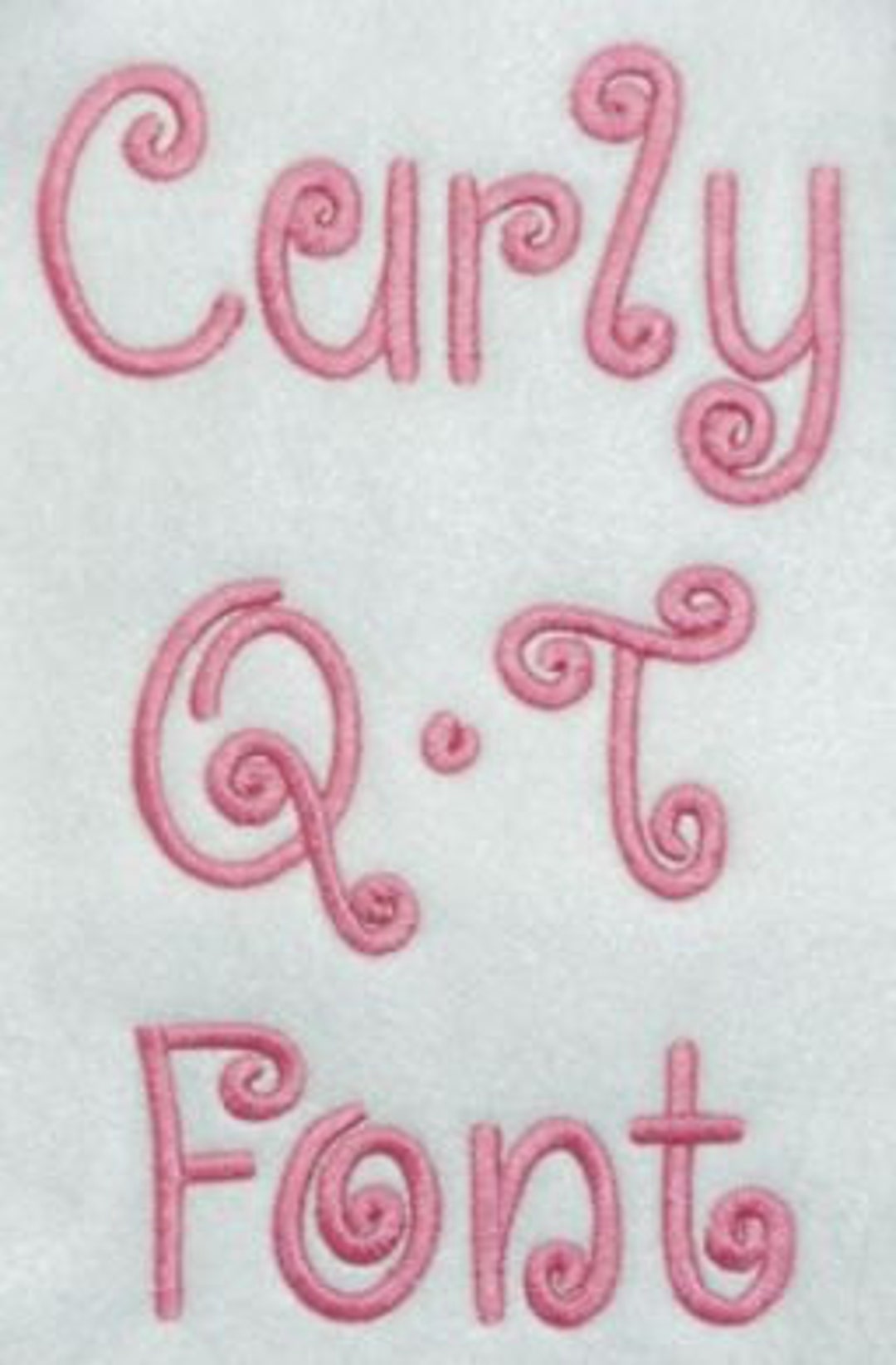 Curly QT Font - 5 Sizes - Etsy