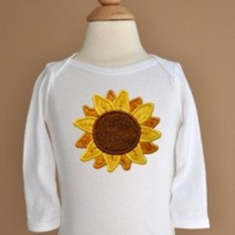 Sunflower Applique - Etsy