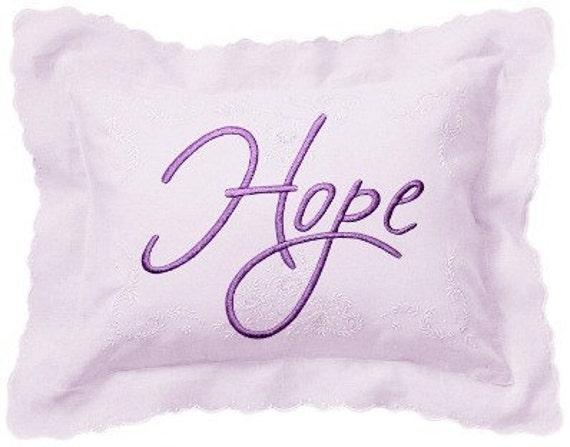 HOPE Life Sentiments Embroidery Designs | Etsy