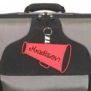 Cheerleader Megaphone Bag Tag/key Chain in the Hoop - Etsy