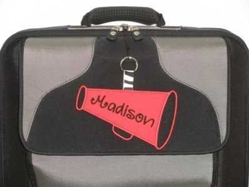 Cheerleader Megaphone Bag Tag/key Chain in the Hoop - Etsy