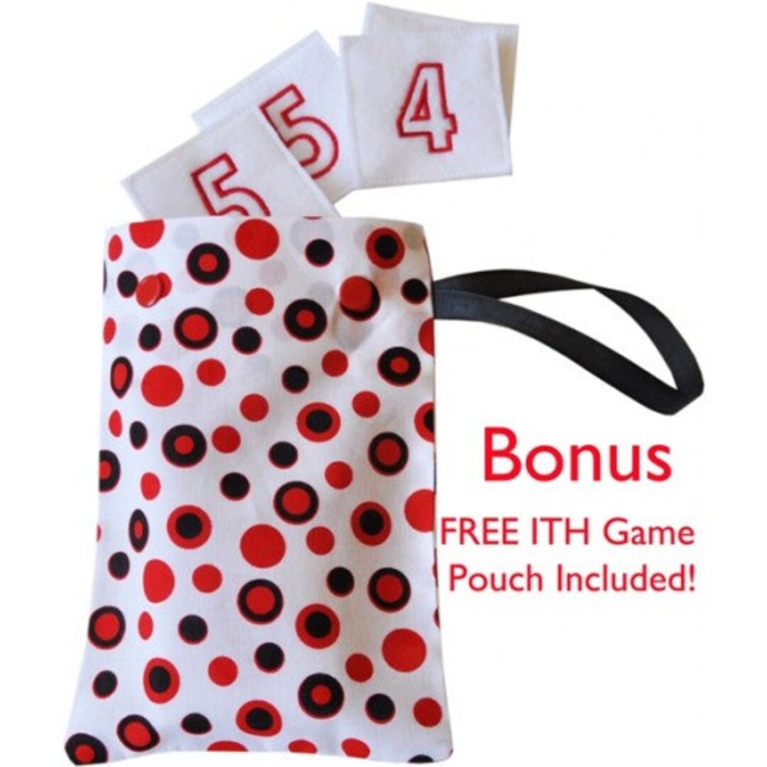 ITH Numbers Memory Game in the Hoop Kids Learning Game - Etsy