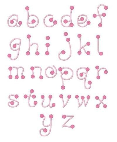 Diva Dots Font 5 Sizes - Etsy