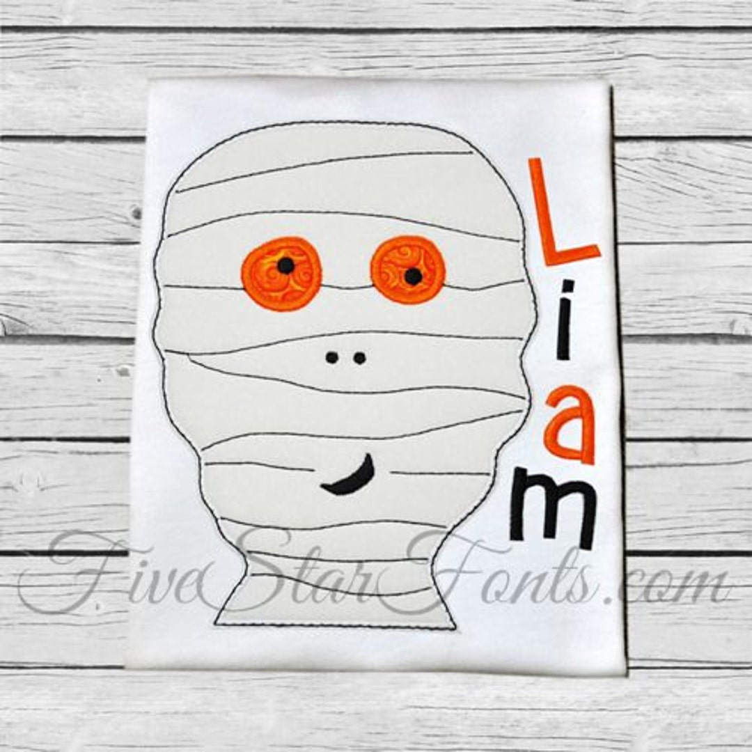 Silly Mummy Applique - Etsy