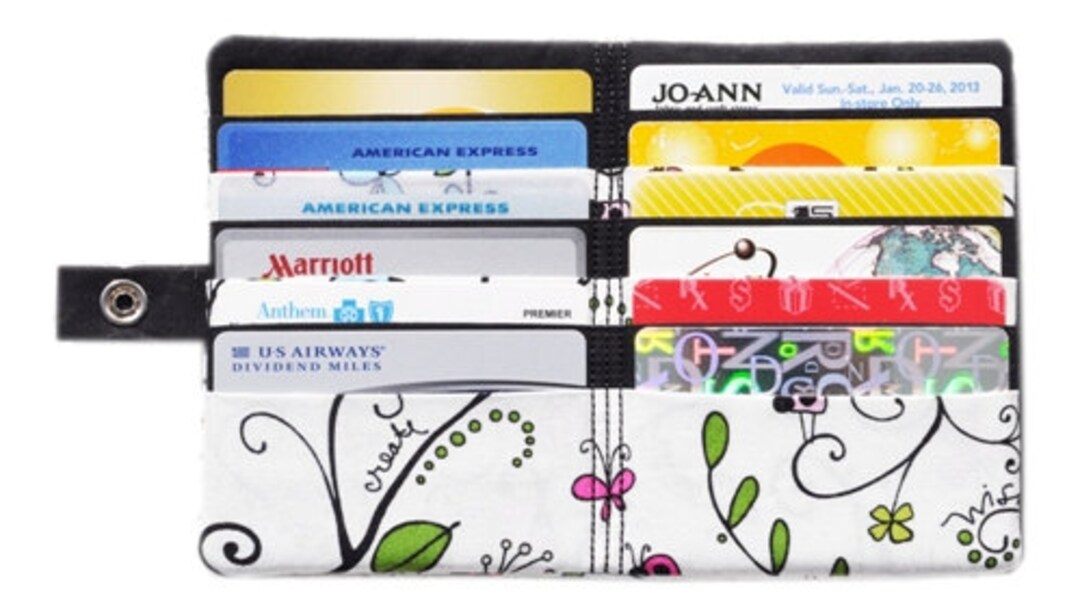 ITH Credit Card-loyalty Card Wallet in the Hoop 6x10 in the Hoop - Etsy