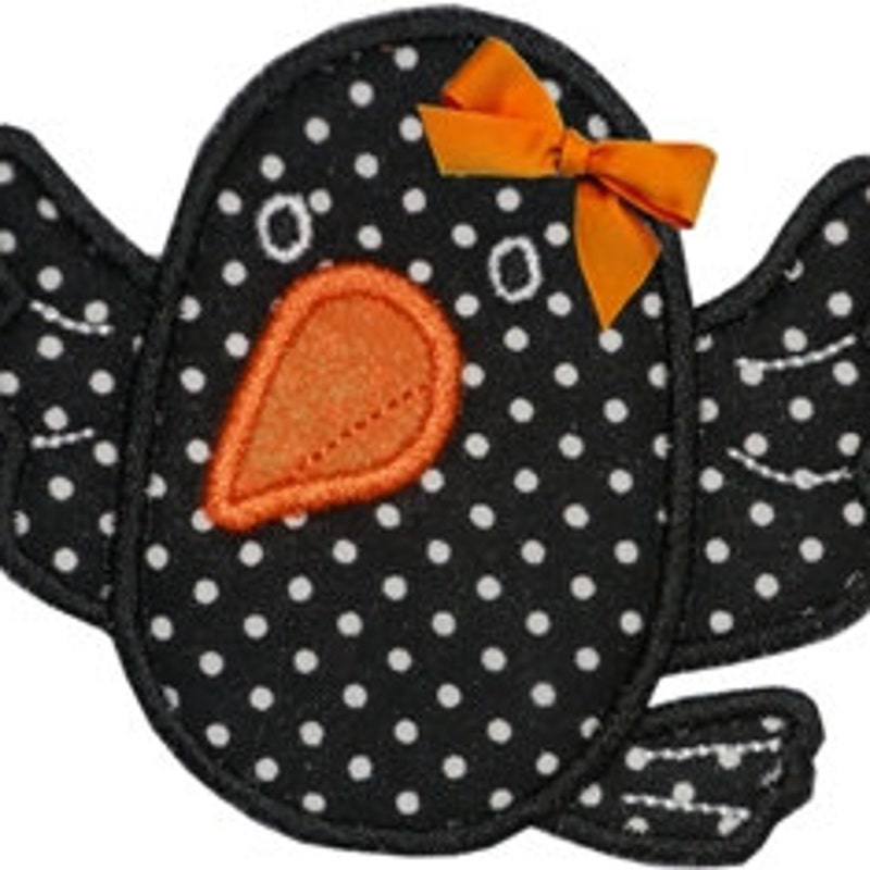 Crow Applique - Etsy