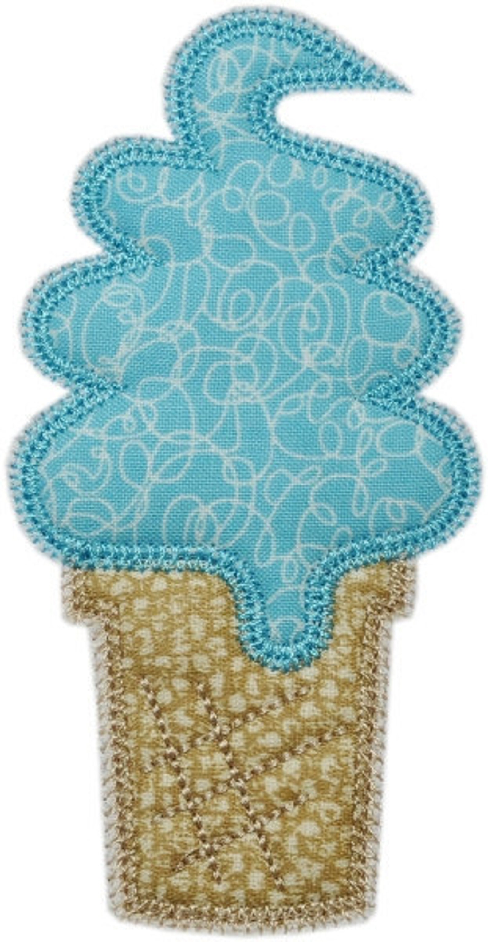 Fun Felts Swirly Icecream Barette Snap Clip Covers - Etsy