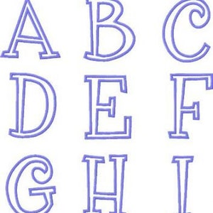 Lilly Applique Font - 4 Sizes - Etsy