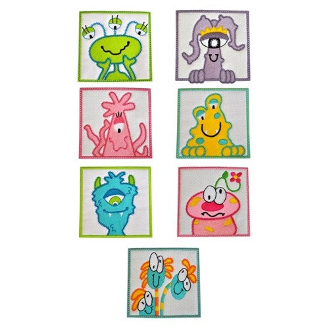 Silly Monster Blocks Bundle - Etsy