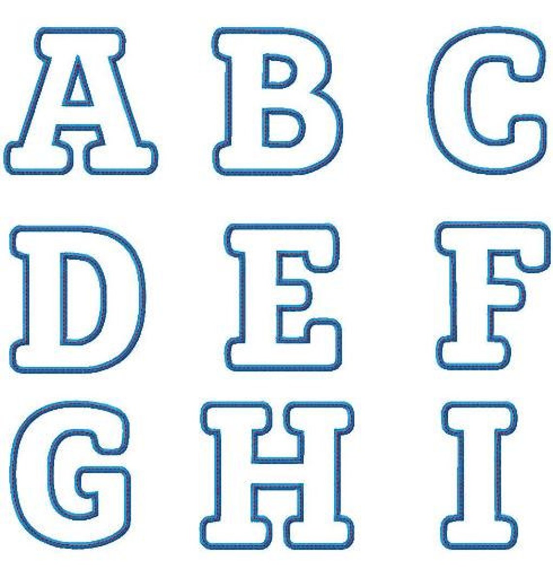 Punky Monkey Applique Font - Etsy