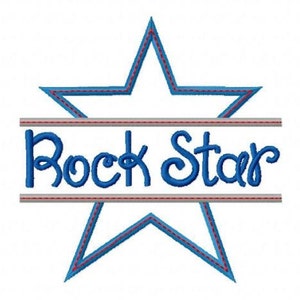 Split Star Applique - Etsy