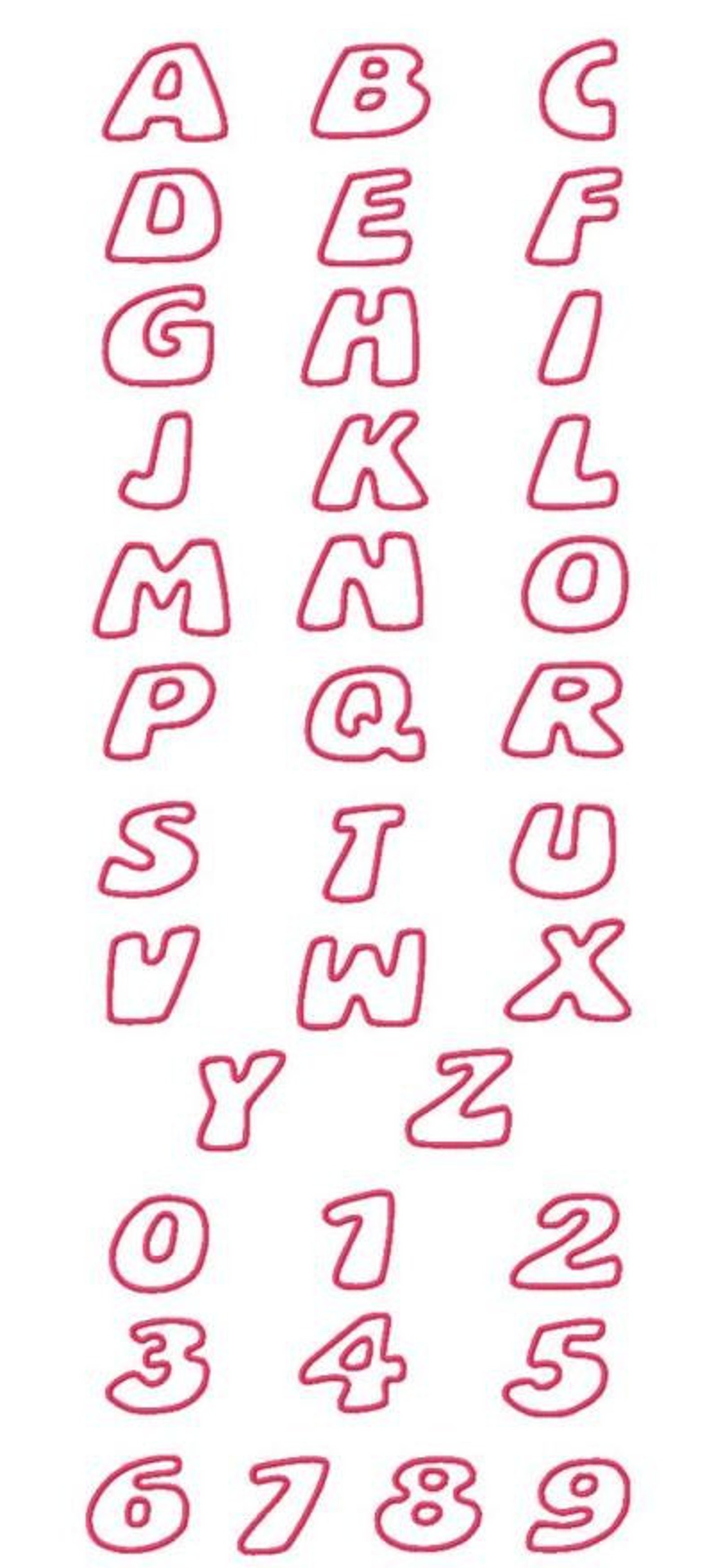 Lickety Split Applique Font Machine Embroidery - Etsy