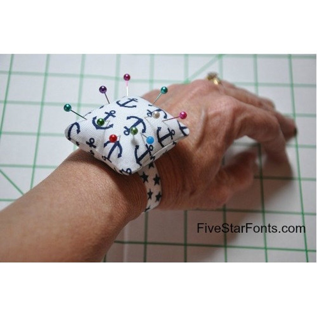 ITH Wrist Pin Cushions in the Hoop Fits 4x4 Hoop 5 DIFFERENT Pin ...