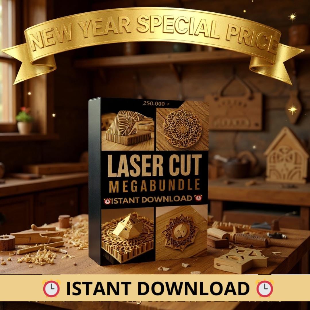 250,000 Laser Cut Files Bundle | Svg Dxf PDF Ai Eps Png | Cutting Files ...