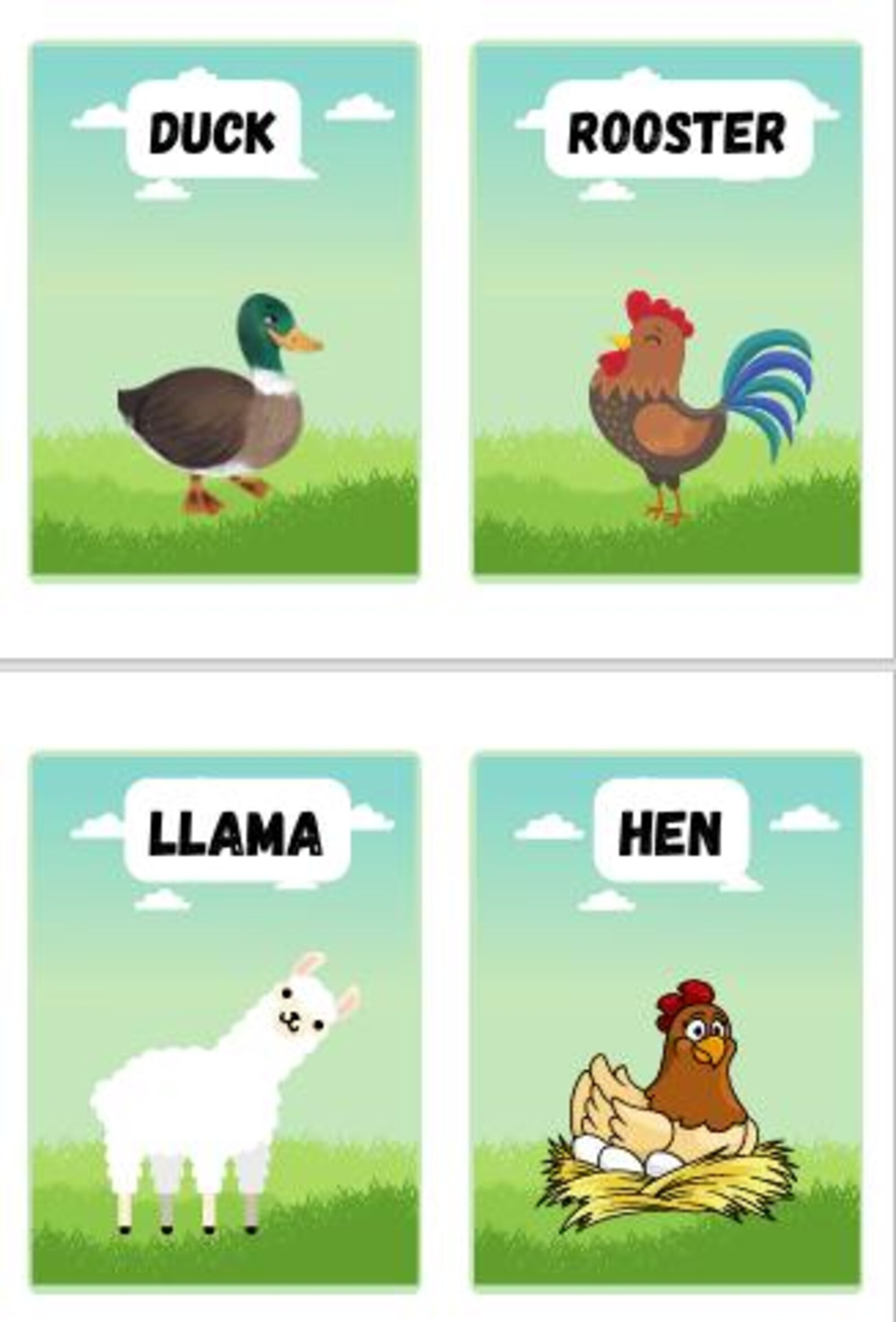 200+ Flashcards | Montessori Cards | Preschool | Educational Printable ...