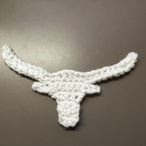 Crochet Longhorn Applique Pattern - Etsy