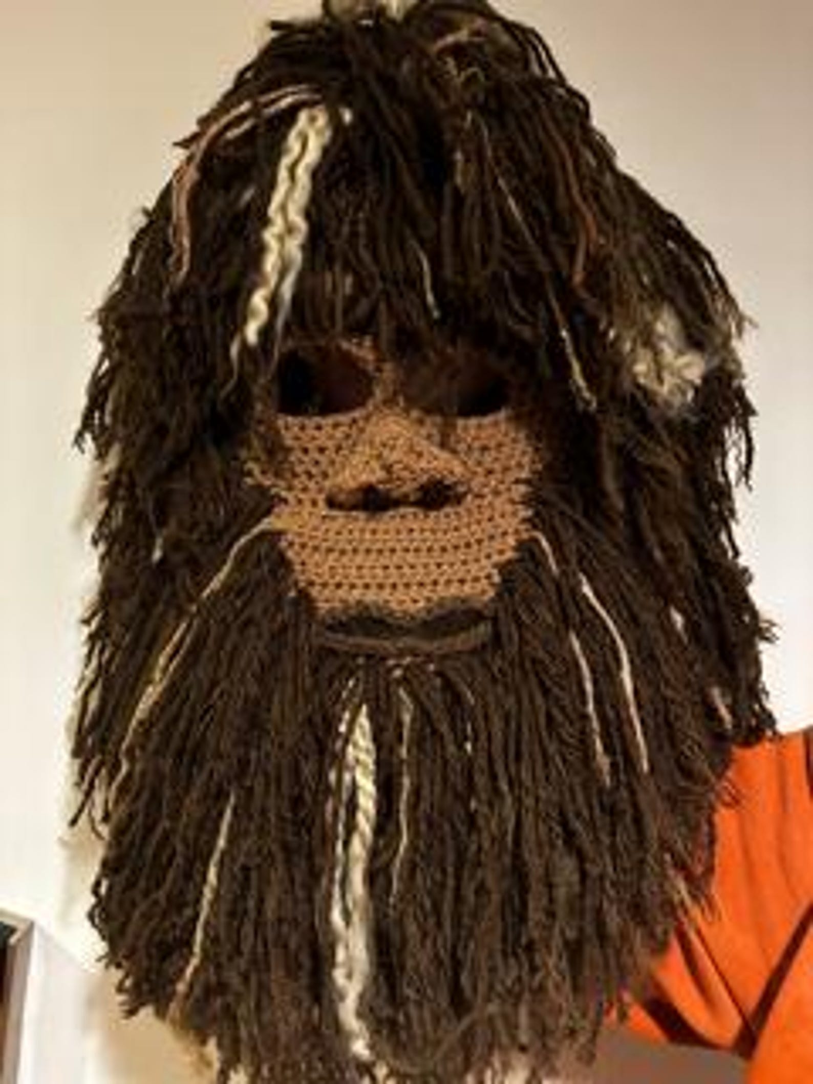 Handmade Crochet Bigfoot Mask - Etsy