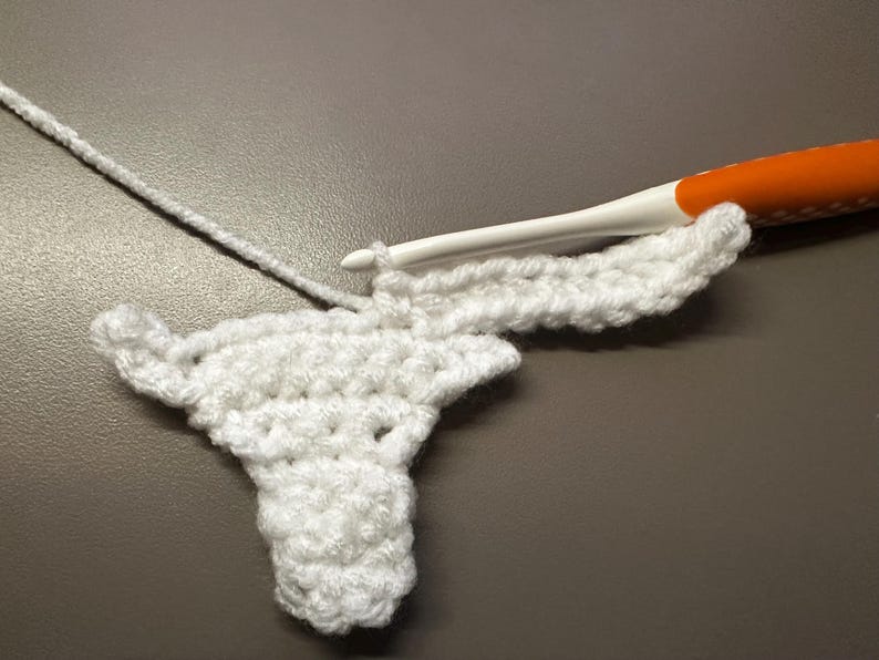 Crochet Longhorn Applique Pattern - Etsy