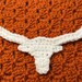 Crochet Longhorn Applique Pattern - Etsy