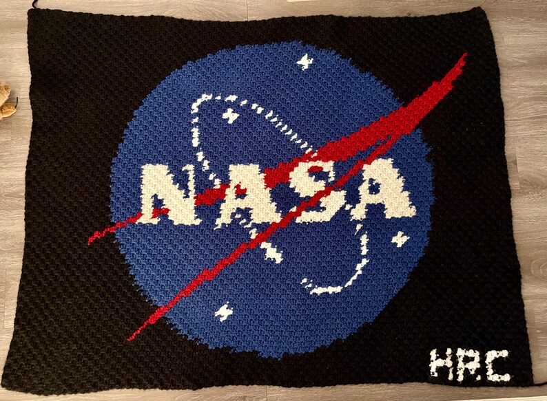 NASA Blanket Crochet C2C PATTERN - Etsy