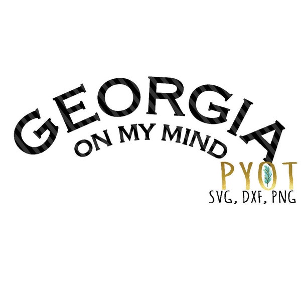 Georgia on My Mind - Etsy