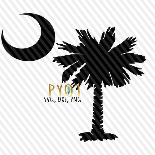 South Carolina Palm Tree SVG & PNG - Etsy